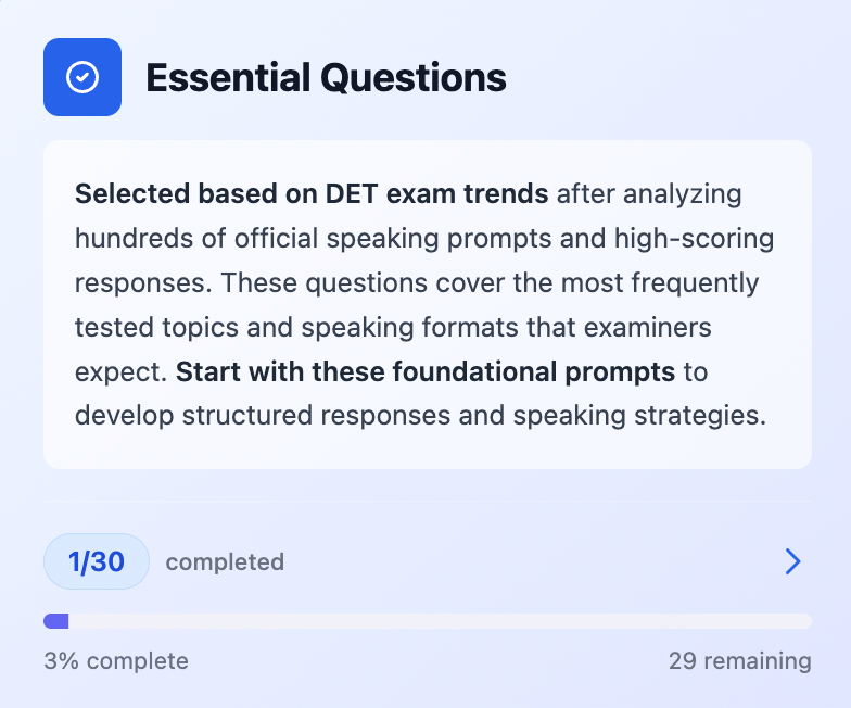 Ultimate Guide to Speaking Questions - Duolingo English Test