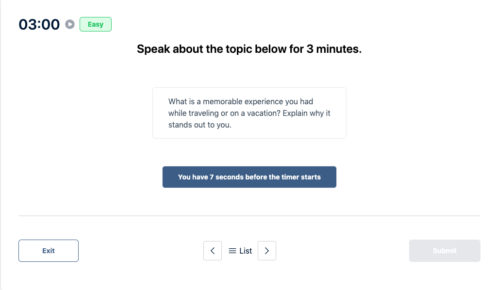 50 Duolingo English Test Speaking Topics with Answers