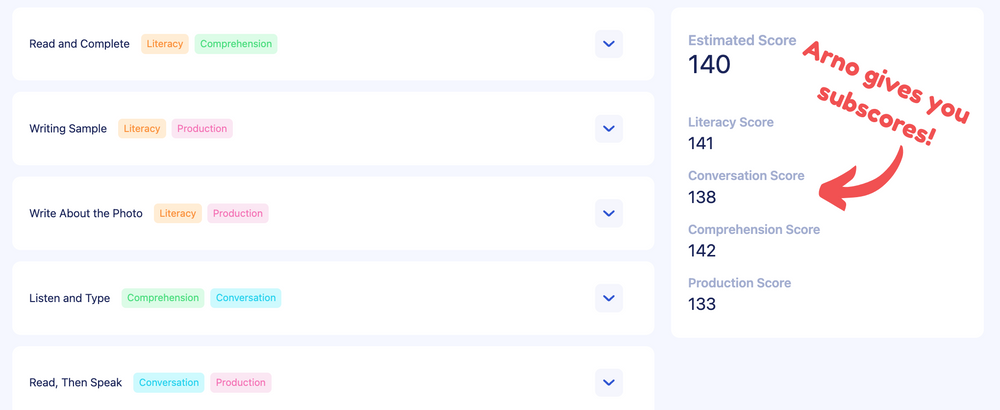 How can I get a high score on the Duolingo English Test?