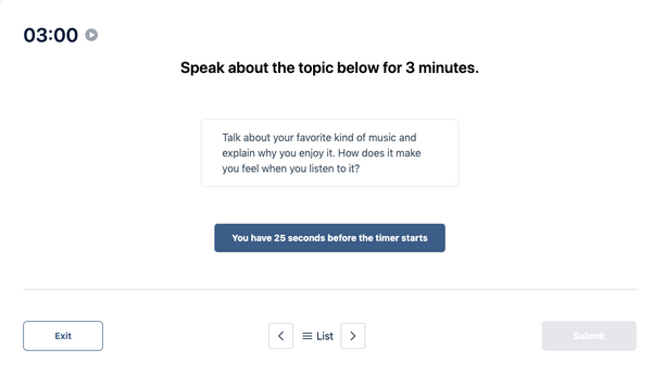 50 Duolingo English Test Speaking Topics with Answers