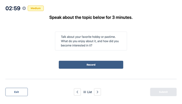 50 Duolingo English Test Speaking Topics with Answers