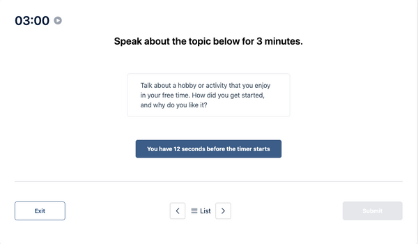 50 Duolingo English Test Speaking Topics with Answers