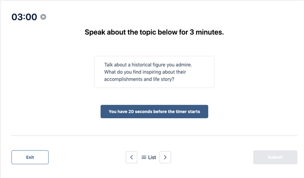50 Duolingo English Test Speaking Topics with Answers