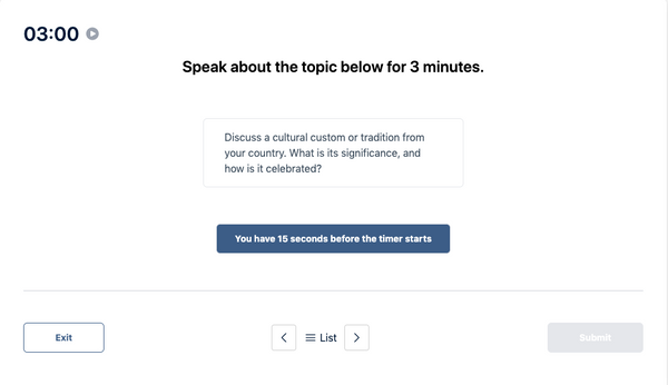 50 Duolingo English Test Speaking Topics with Answers