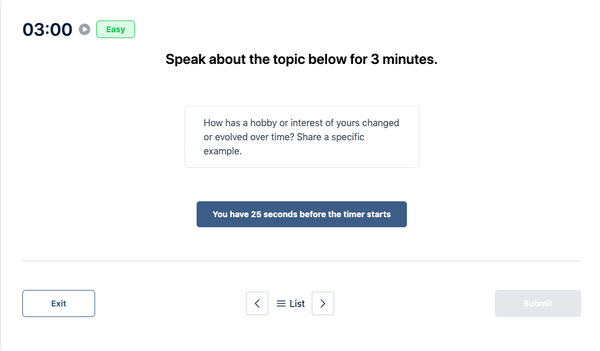 50 Duolingo English Test Speaking Topics with Answers