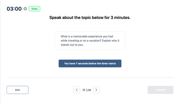 50 Duolingo English Test Speaking Topics with Answers