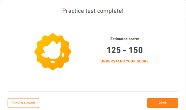 How can I get a high score on the Duolingo English Test?